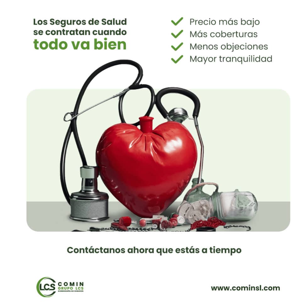 Tipos de Seguros de Salud en España - Comin Correduria de Seguros